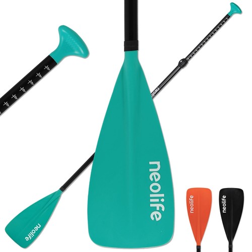 SUP Paddles for Kid with Aluminum Shaft and PP Blade, Floating Stand Up ...