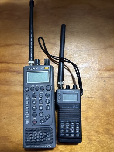 Sony Wave Hawk ICF-SC-1 and Icom IC R1 Reciever radios 2 RADIO LOT | eBay