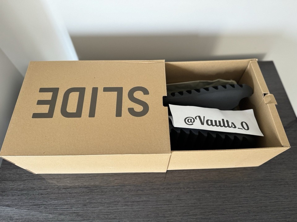 Adidas Yeezy Slide Onyx (HQ6448) Men's Size 10 (100% Authentic With ...