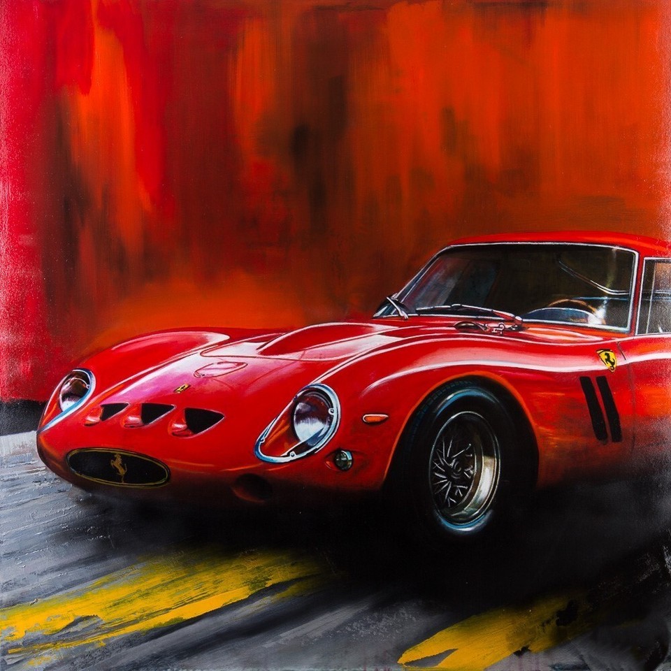 Ferrari 1 12 LARGE SCALE Vintage Classic24Race Car Built Metal Model ...