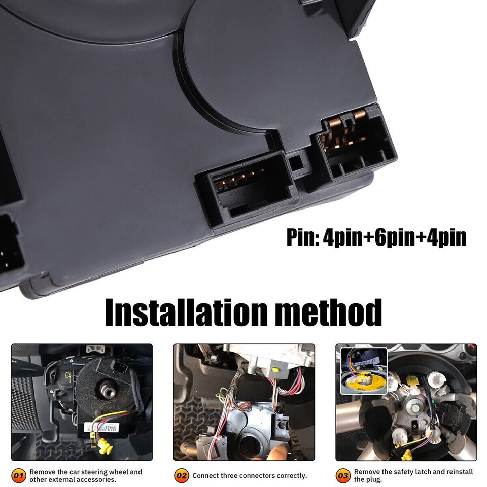 Steering Wheel Clock Spring Spiral Cable 5156106AD For Chrysler Jeep ...