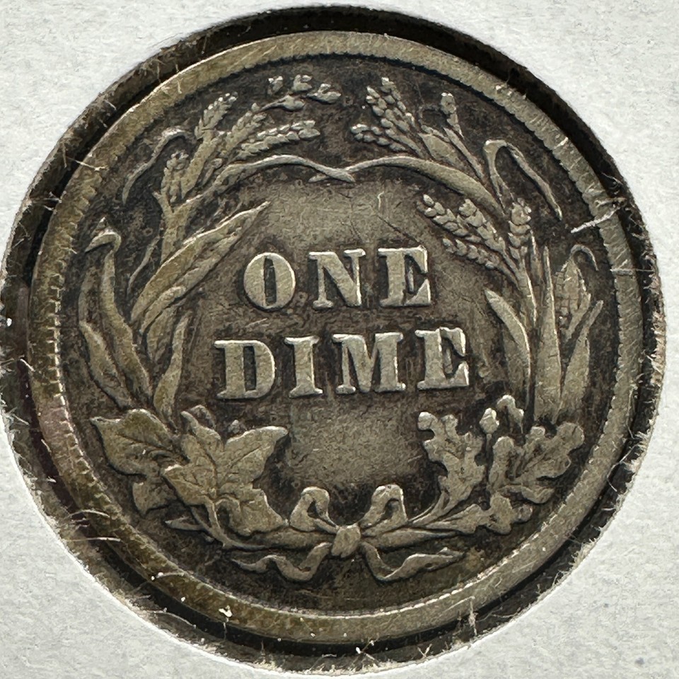 1908 10C Barber Dime (82797) | eBay