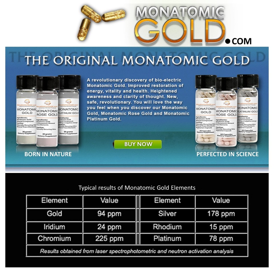 MONATOMIC PLATINUM GOLD *ORMUS* WHITE POWDER GOLD* 10 gram Andara M-7 ...