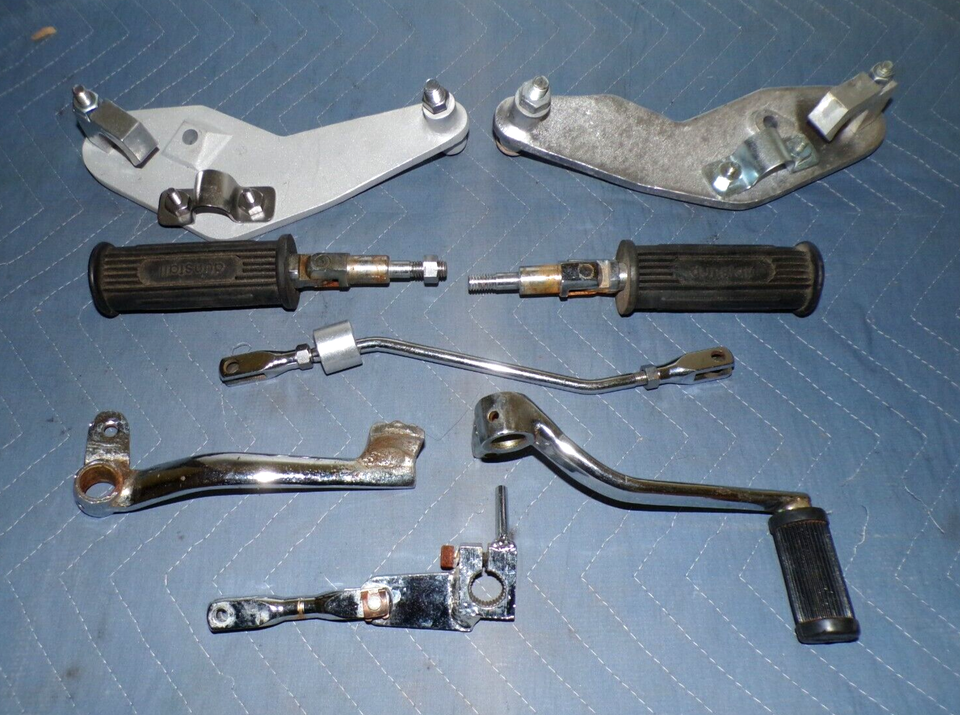 KAWASAKI H1 500 DUNSTALL REAR SETS MADE IN ENGLAND RARE GENUINE ...