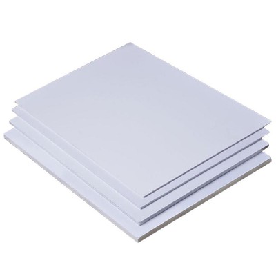 White PVC Sheets Foam Board Building Model Display DIY Craft 5mm / 8mm ...