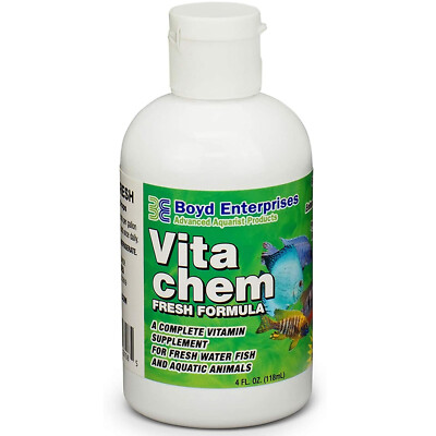 Boyd VitaChem Freshwater 4oz Complete Freshwater Fish Multi-Vitamin ...