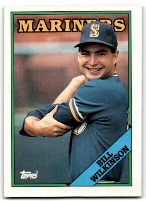 1988 Topps Bill Wilkinson RC Seattle Mariners #376 | eBay