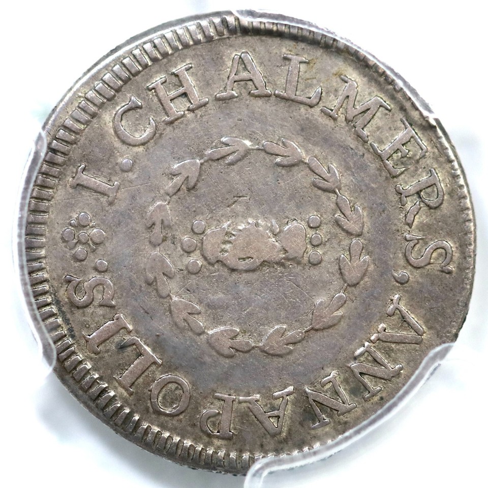 1783 W-1785 R-4+ PCGS XF 45 Short Worm Chalmers Shilling Colonial Coin ...