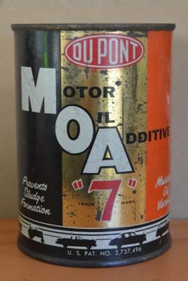 Vintage Dupont MOA "7" Motor Oil Cleaner Can - empty | eBay