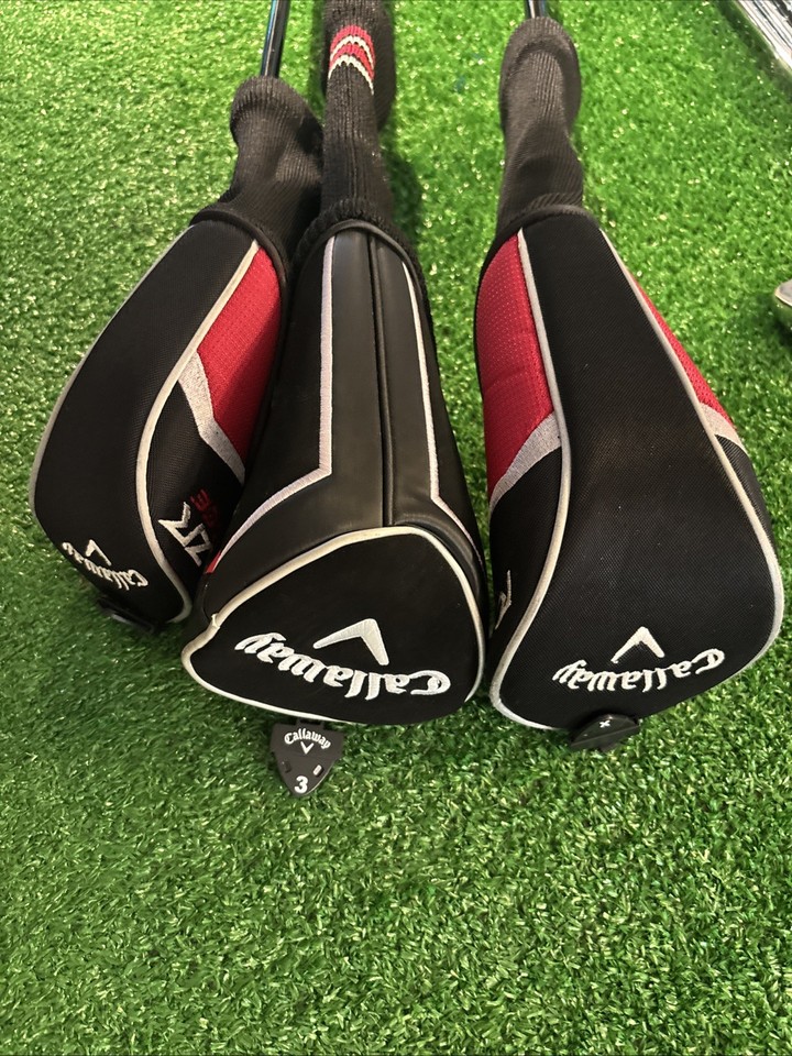 RH Callaway Razr Edge Set 3W, 5W, 4H, 5-PW, SW ⛳️Uniflex Steel ...