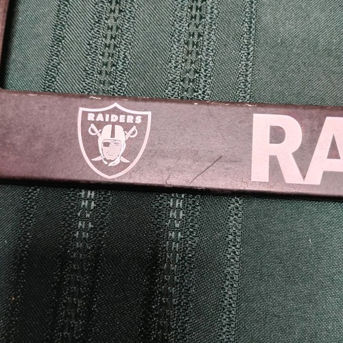 Las Vegas Raiders Raider Nation Black Metal Auto Car License Plate ...
