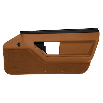 1988-89 C4 Corvette Coupe RH Side Deluxe Cognac Saddle Interior Door ...