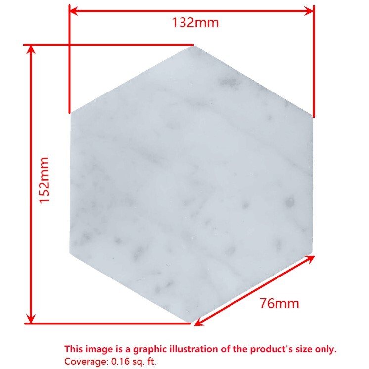 N36H Nero Marquina Black Marble 6 inch Hexagon Tile Honed | eBay