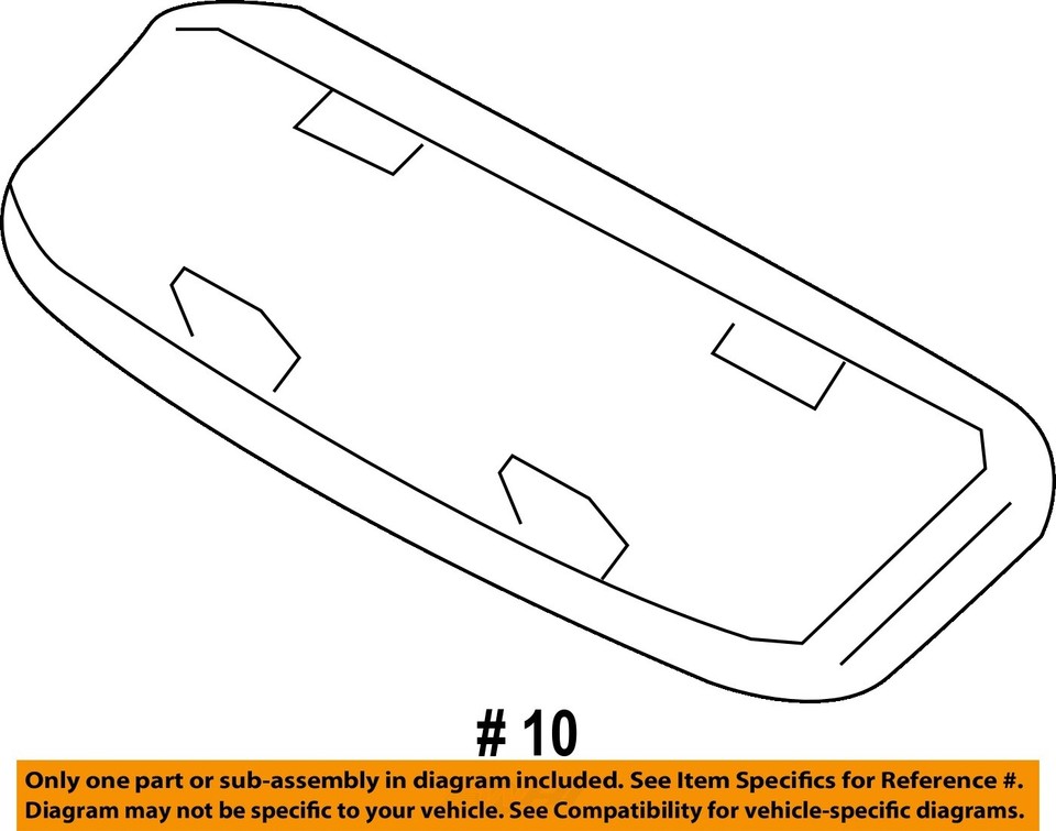 FORD OEM 14-20 Transit Connect Overhead Console-Bezel DT1Z58519B42BA | eBay
