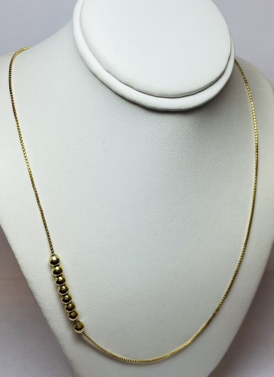 Alex and Ani Sterling Silver Gold Tone Bolo Bead Necklace Adjustable 32 ...