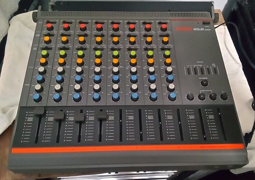 Fostex Model 350 8 Channel Mixer W/ 3060 Meter Bridge AS IS PARTS ...