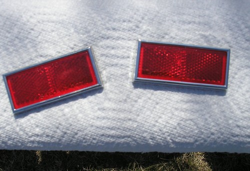 Two Harley Reflector 59255-72 Fender saddlebag Shovelhead Sportster ...