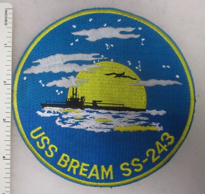 US NAVY SS-243 USS BREAM SUBMARINE PATCH Made for Veterans After WW2 E1 ...