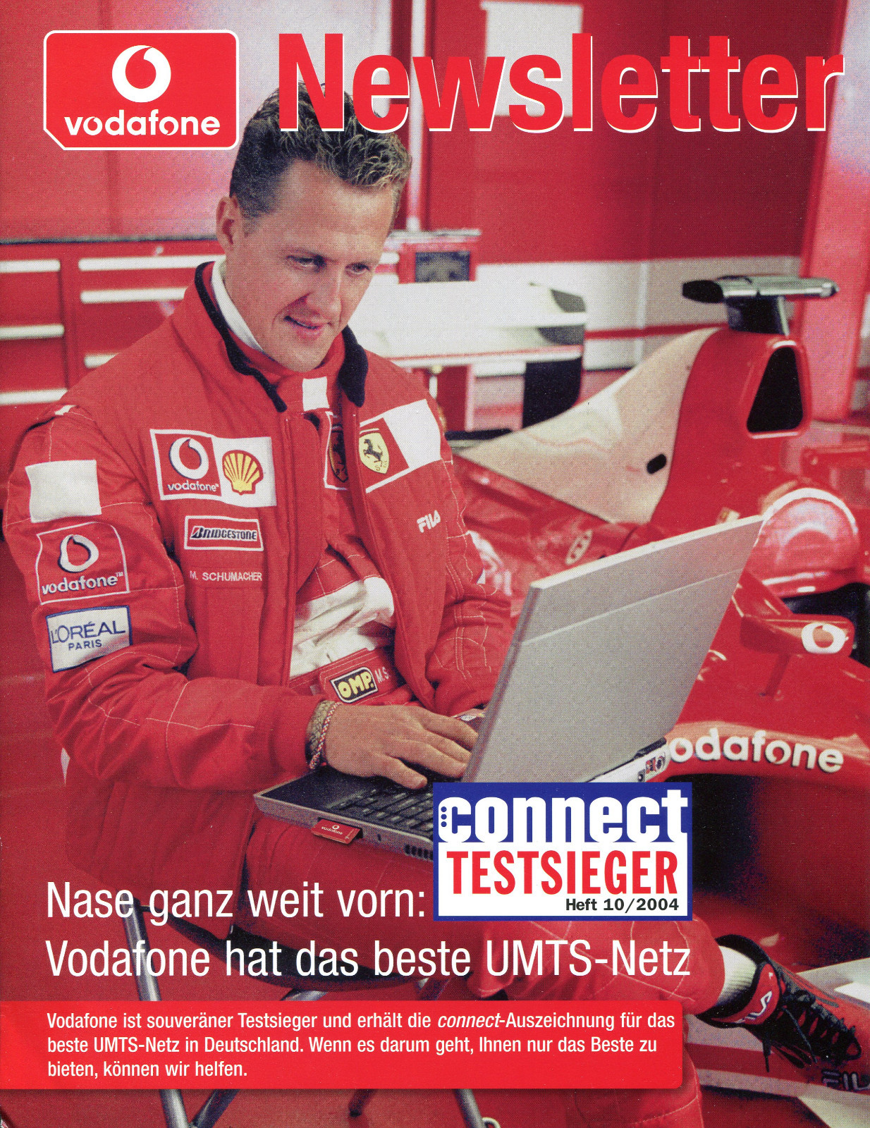 Michael Schumacher Vodafone Ferrari Formel 1 2004 | eBay.de