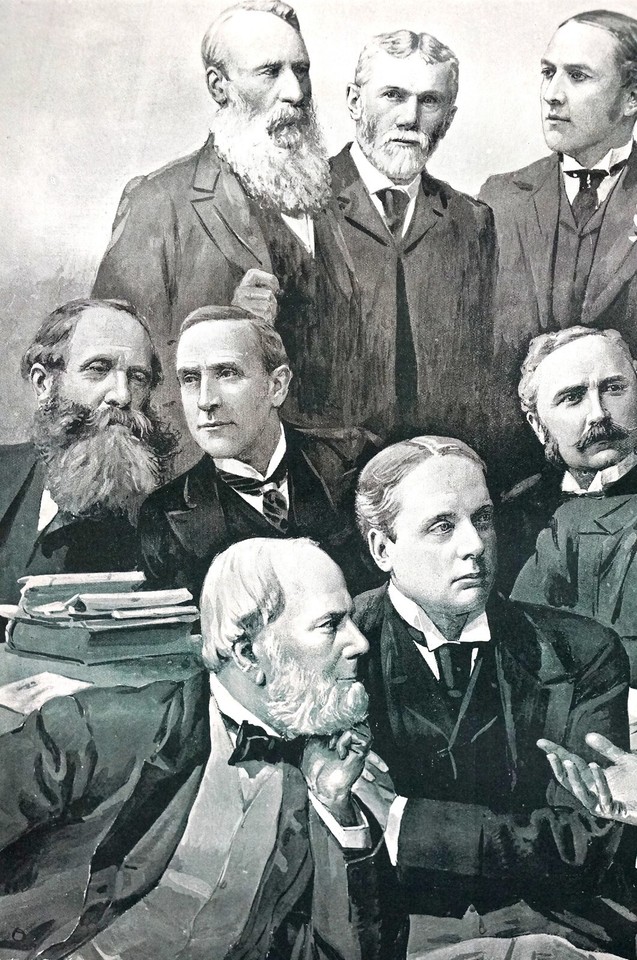 British Cabinet 1894 SPENCER MORLEY ROSEBERY HARCOURT ASQUITH RIPON ...