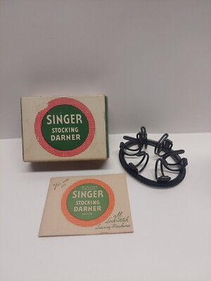 Vintage Singer No. 35774 Stocking Darner w/ 35776 Box & Instruction ...