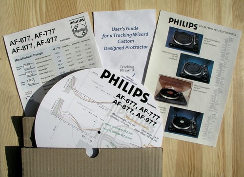 Philips AF-677/777/877/977 Custom Designed Tonearm Stylus Alignment ...