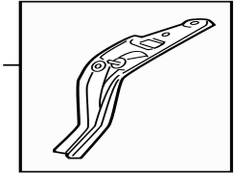 53118-0C020 Toyota Bracket, radiator grille, lower lh 531180C020, New ...