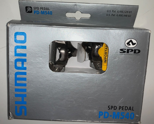 New Shimano PD-M540 Pedal Set Black SPD Off-Road 9/16" Lightweight | eBay