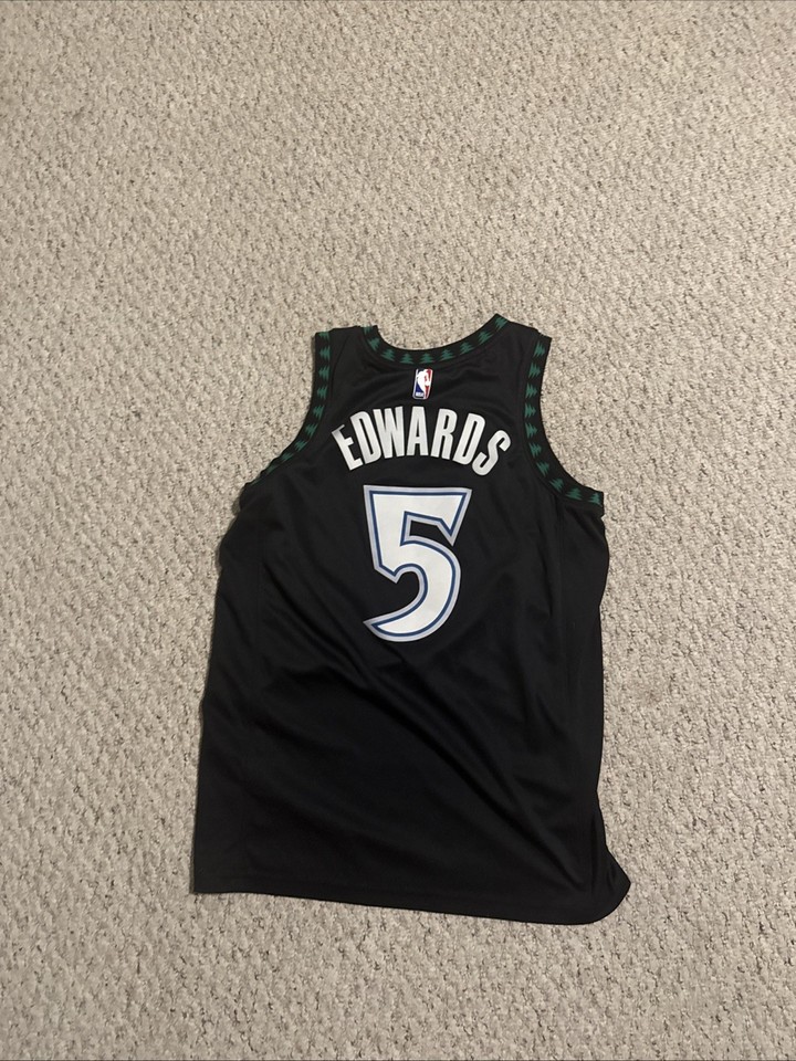 Anthony Edwards Minnesota TImberwolves Throwback Jersey #5 - Adult ...