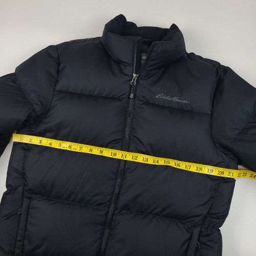 Eddie Bauer Jacket Mens Medium Black Classic Down 2.0 Puffer EB 650 | eBay