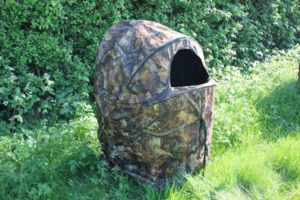 POP-UP 1 MAN HIDE CAMOUFLAGE STALKING HUNTING WILDLIFE PHOTOGRAPHY ...