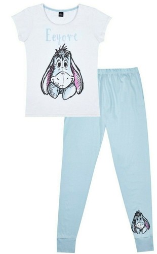 Disney Eeyore Long Ladies Cotton Pyjamas w21 | eBay