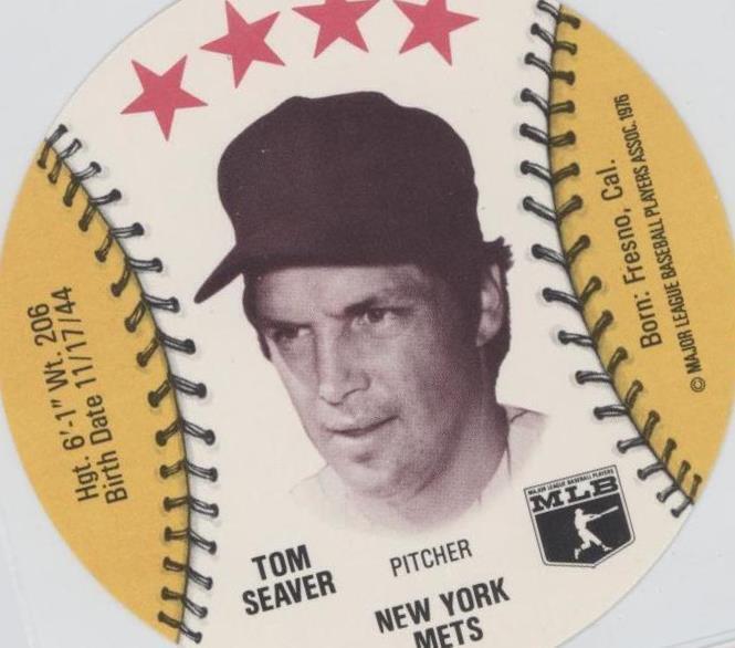 1976 MSA Discs - Tom Seaver Towne Club Pop Centers for sale online | eBay