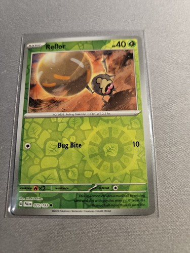 Rellor 025/193 Reverse Holo Paldea Evolved Pokémon TCG Scarlet & Violet ...