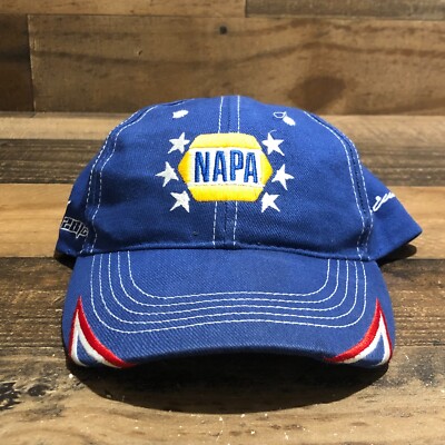 Napa Racing Hat Strapback Cap Mens Blue Yellow Chase Elliot #9 NASCAR ...