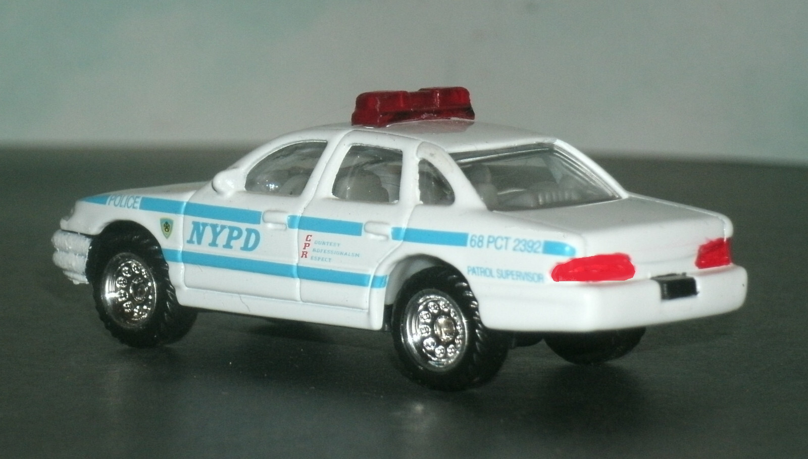 1/64 Scale 1992 Ford Crown Vic P71 NYPD Diecast Police Car CVPI ...