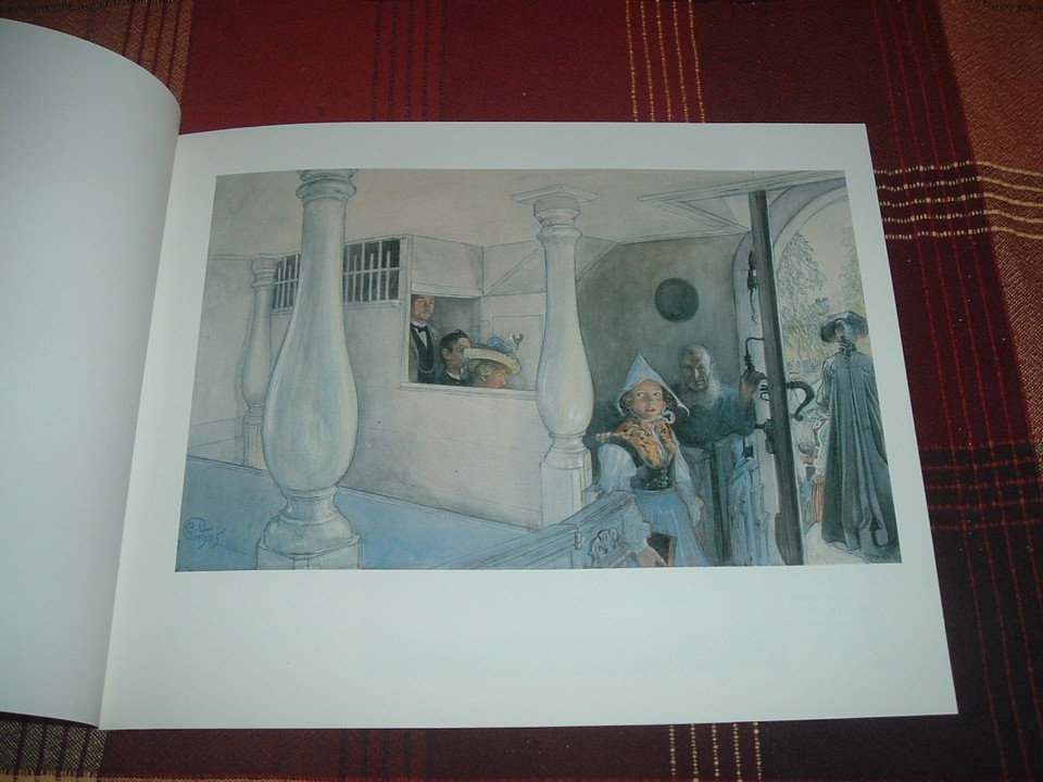 Carl Larsson Print "1905 'IN SUNDBORN CHURCH' Watercolor" | eBay