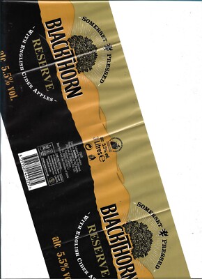 Cider label - Blackthorn Reserve (3 litre Bottle) cider | eBay UK