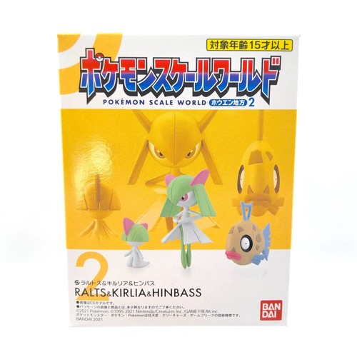 Ralts & Kirlia & Feebas Pokemon Scale World Figure Échelle 1/20 Bandai ...