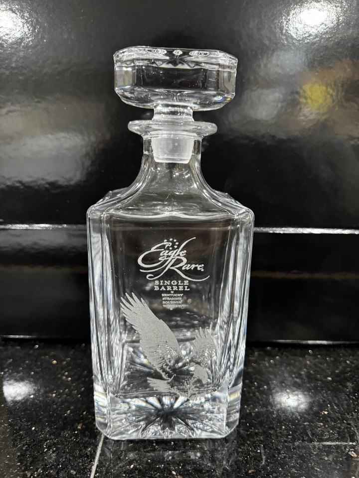 EAGLE RARE Collectible Whiskey Decanter Btac Pappy Blanton Eh Taylor ...