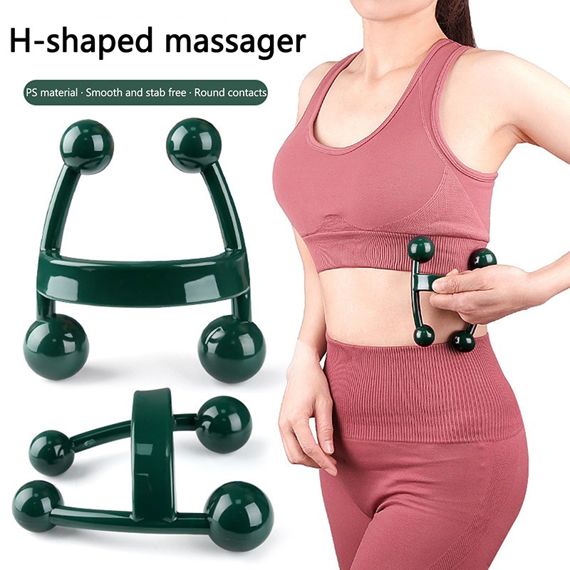 Trigger Point Massager Muscle Relaxing Tool Handheld For Legs Trapezius ...
