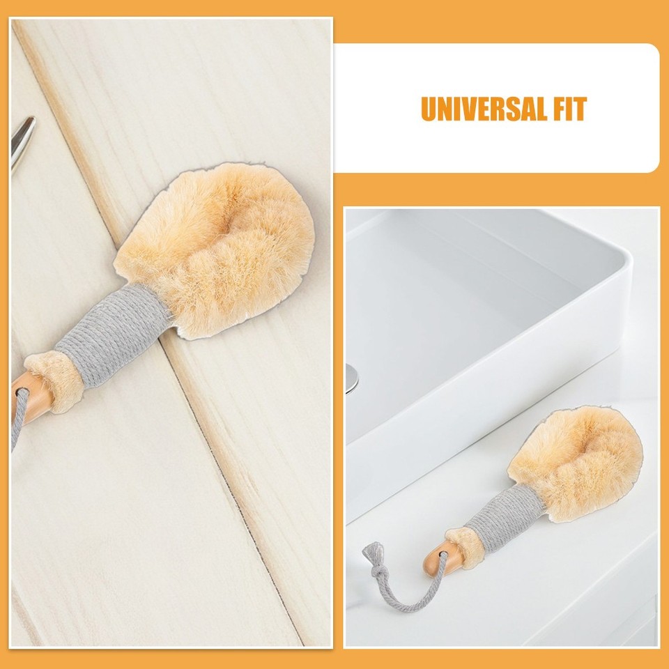 2 Pcs Exfoliating Back Scrubber with Handles Brush for Shower Body Soft ...