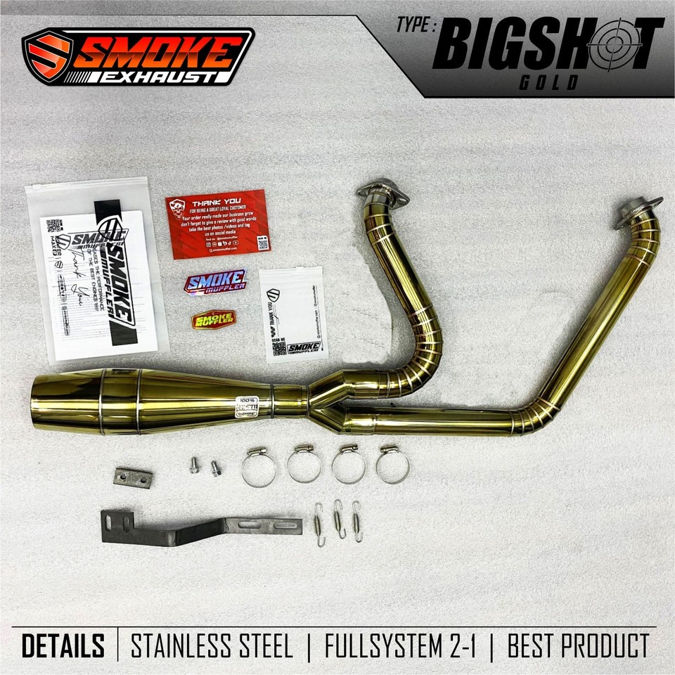 1999-2023 Harley-Davidson Road Glide 2 into 1 Full System Exhaust ...