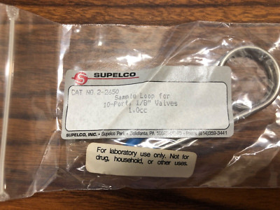 Supelco Sample Loop 1cc Volume 1/8" Valves, 2-2650 - New (B1) | eBay