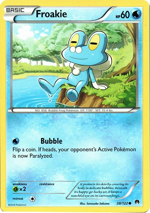 Tarjeta De Pokemon Froakie