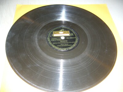 PERRY COMO BECAUSE / IF YOU HAD ALL THE WORLD 10" 78 VG RCA Victor 20 ...