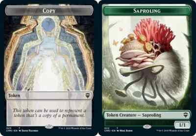 Copy Token 023 / Saproling Token 022 Commander Legends MTG Magic DNA ...