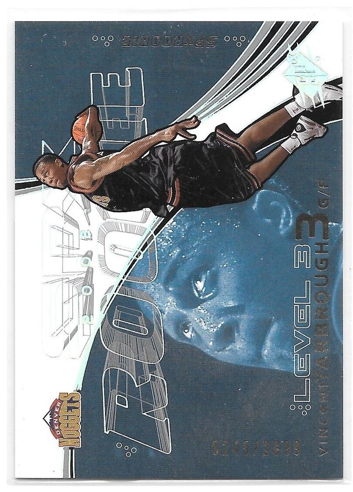 VINCENT YARBROUGH ROOKIE SERIAL /2999 2002-03 SPX 148 DENVER NUGGETS | eBay