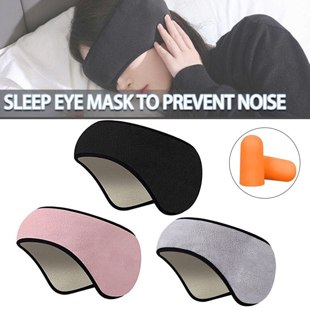 Cancellation Three Layers Ear Muffs Sleep Mask Sleeping Relaxing ...