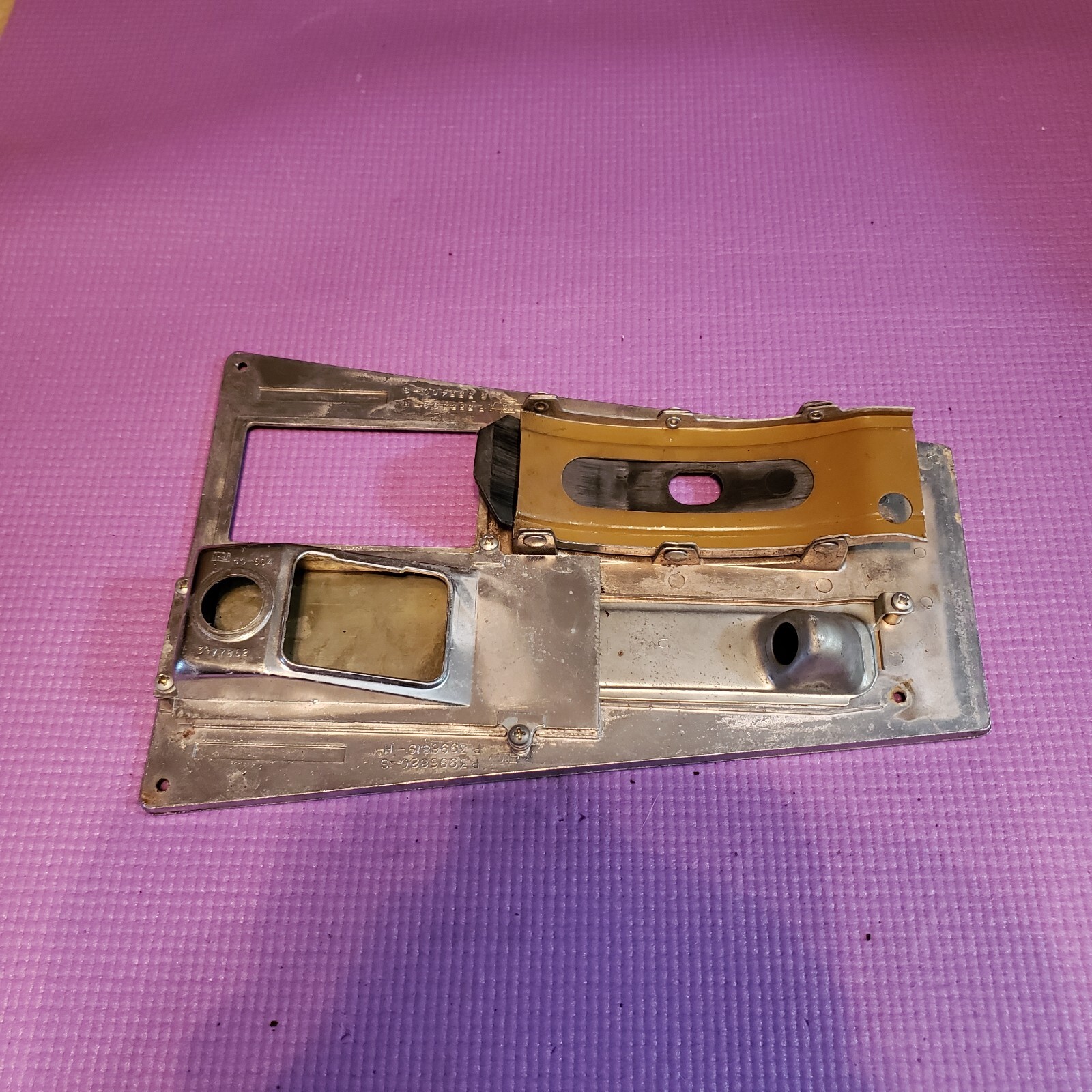 C3 75-76 OEM Corvette Shift Console Bezel Auto Shifter Plate W/AC GM ...